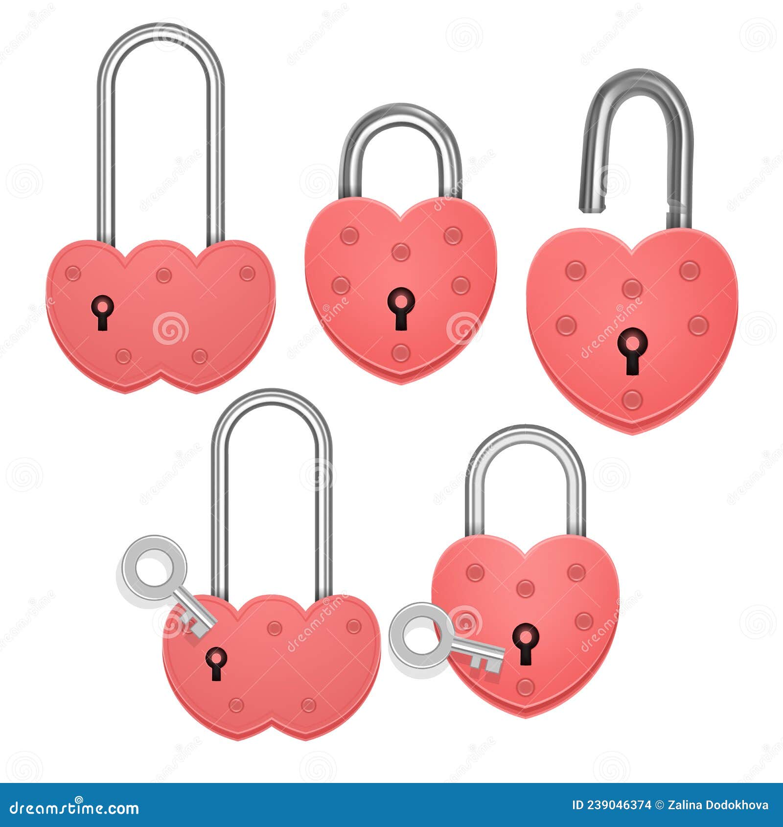 Heart with a Keyhole and Key To it. the Key To the Heart and Feelings ...