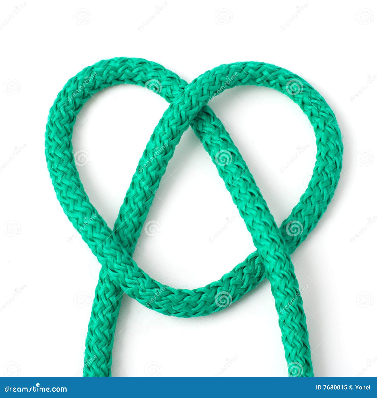 Heart from knot stock image. Image of abstract, tangled - 7680015
