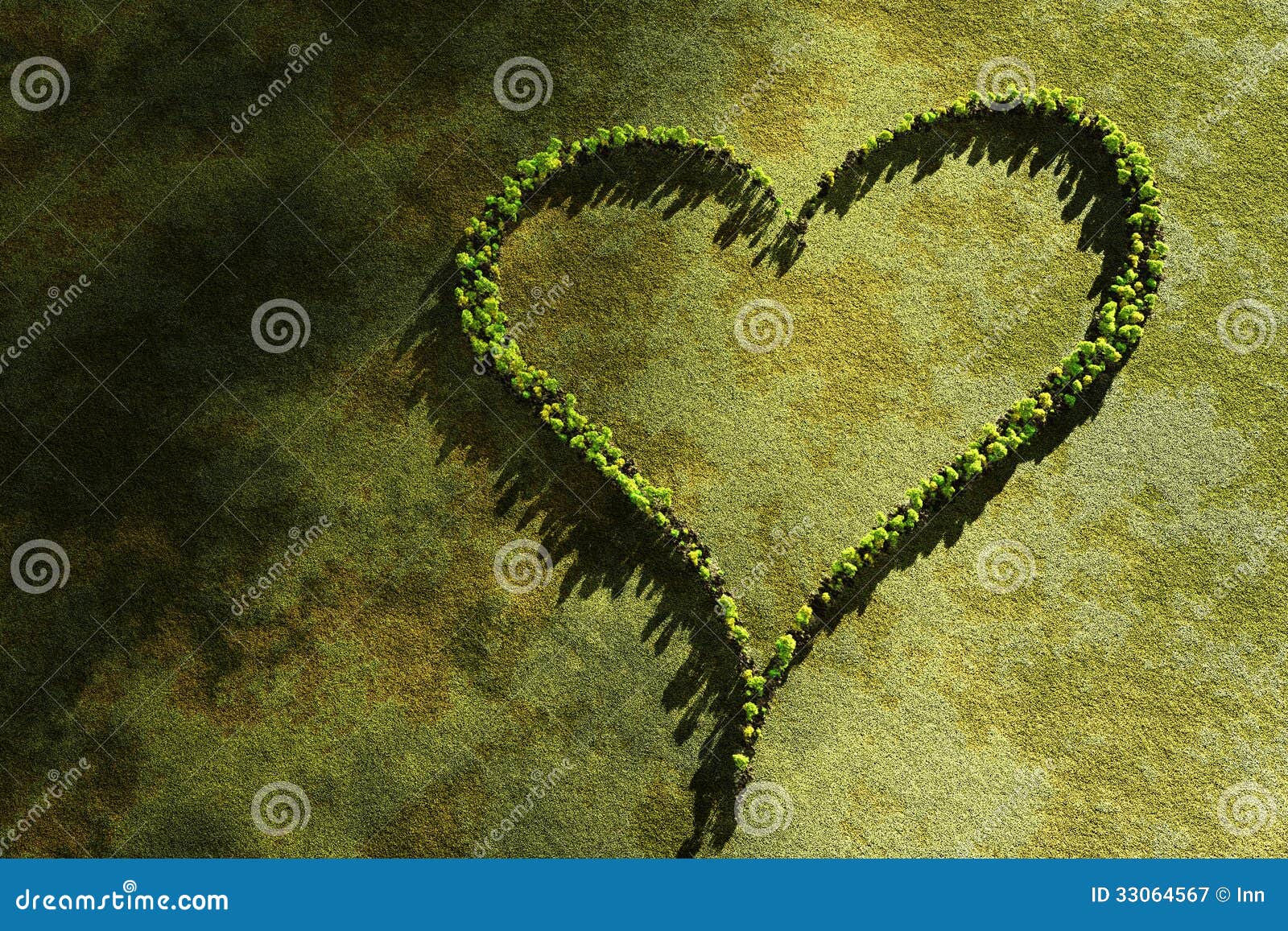 Heart landscaping stock illustration. Illustration of backdrop - 33064567