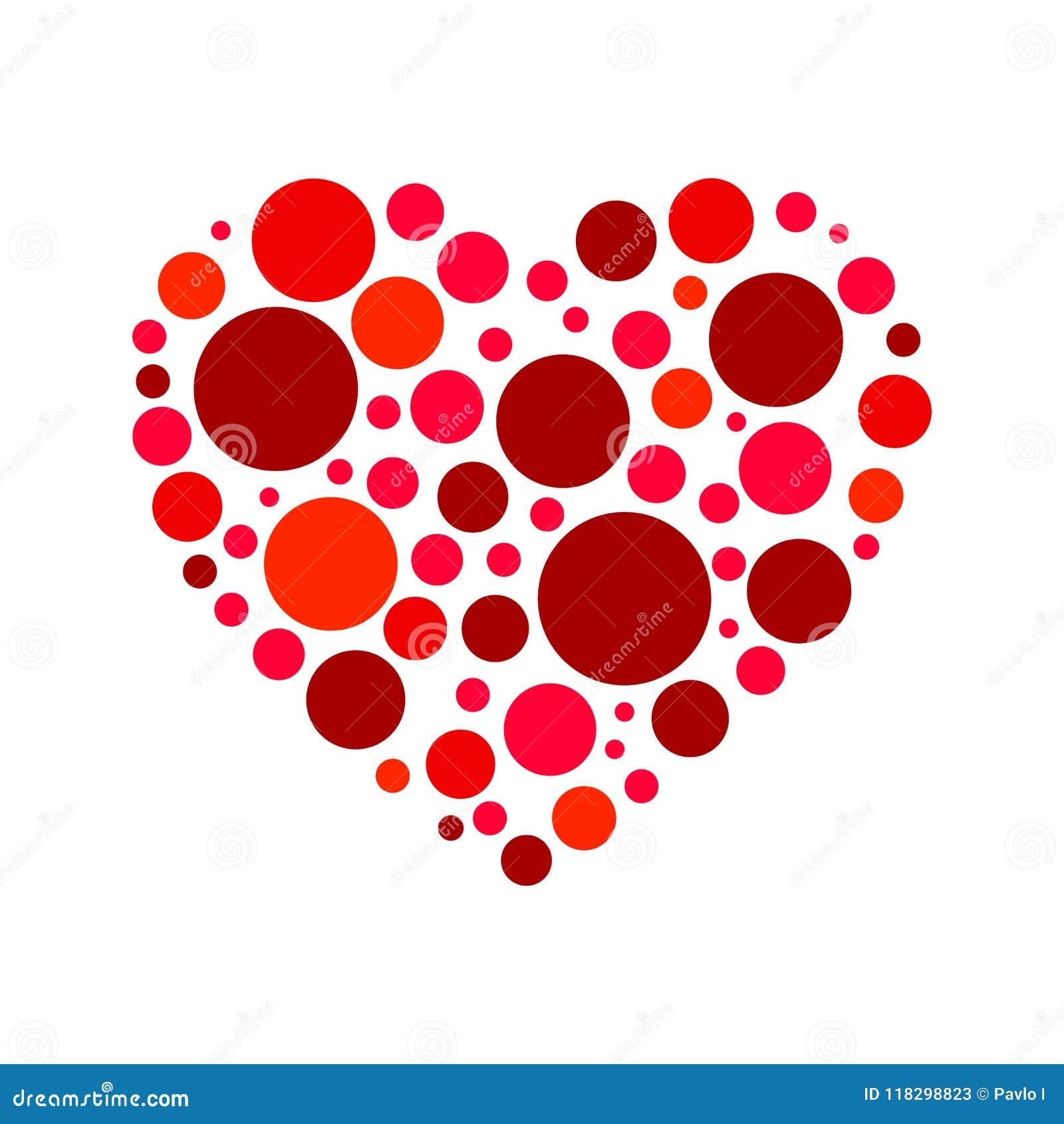 Heart of layers - vector stock illustration. Illustration of heart ...
