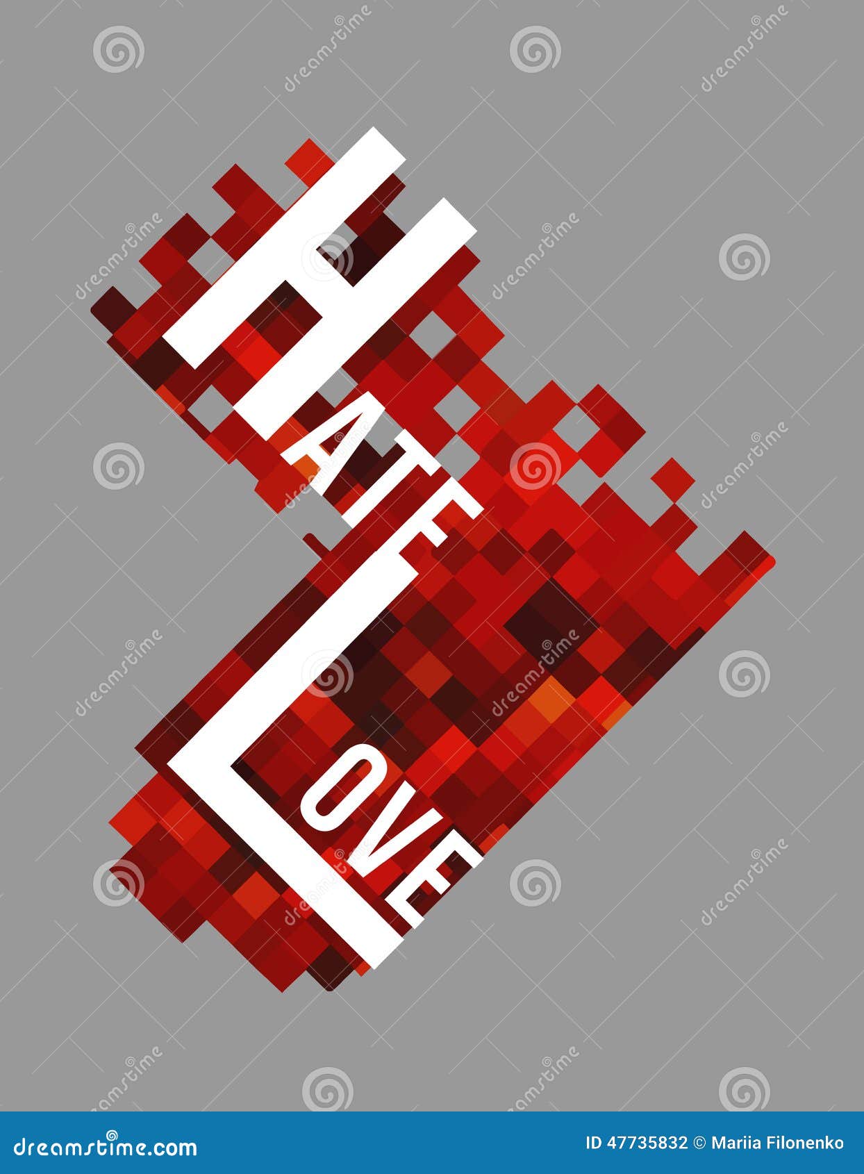 Heart with letters stock illustration. Illustration of hearts - 47735832