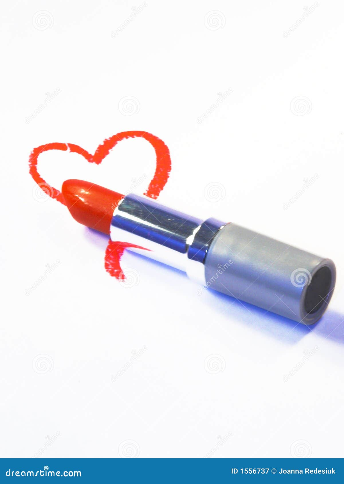Heart lipstick stock image. Image of draw, white, lipstick - 1556737
