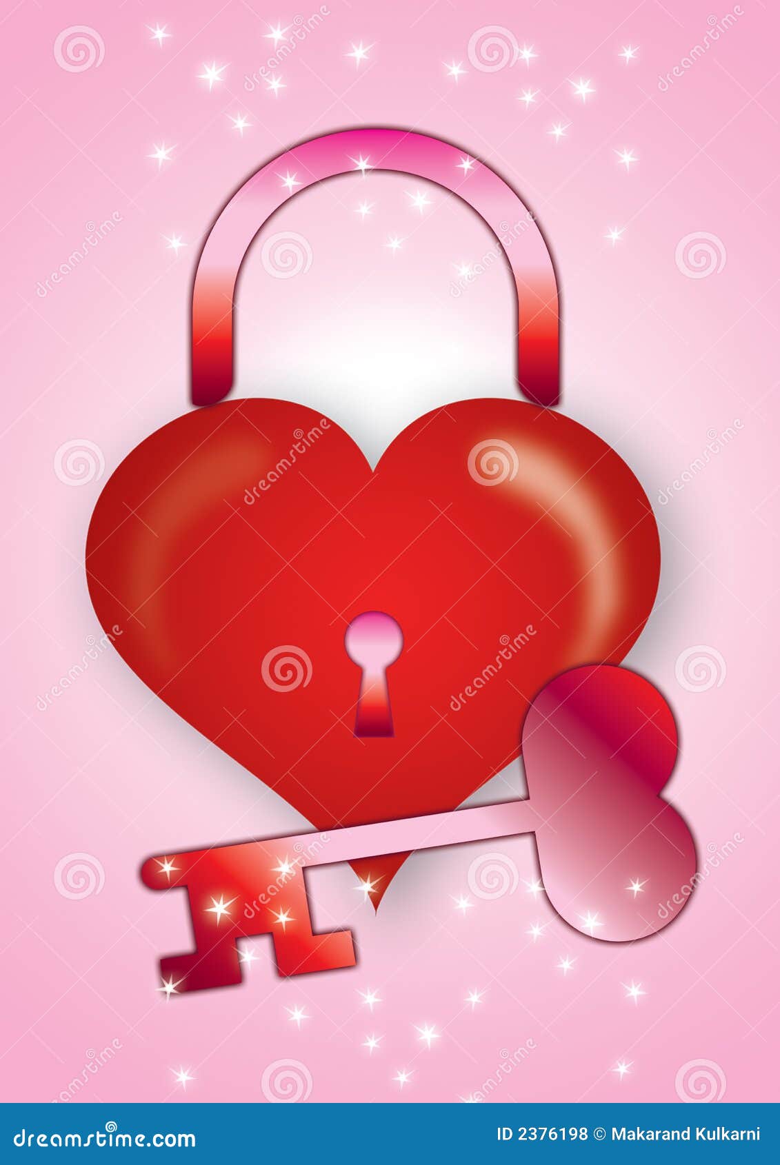 Heart with lock stock photo. Image of sweetheart, affair - 2376198