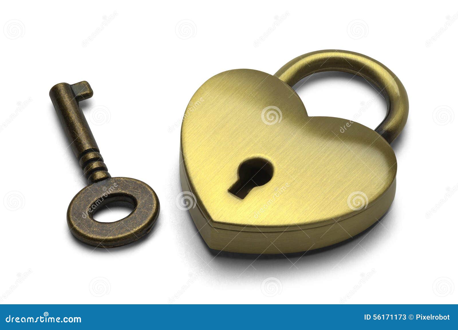 Heart Lock and Key stock image. Image of locket, lock - 56171173