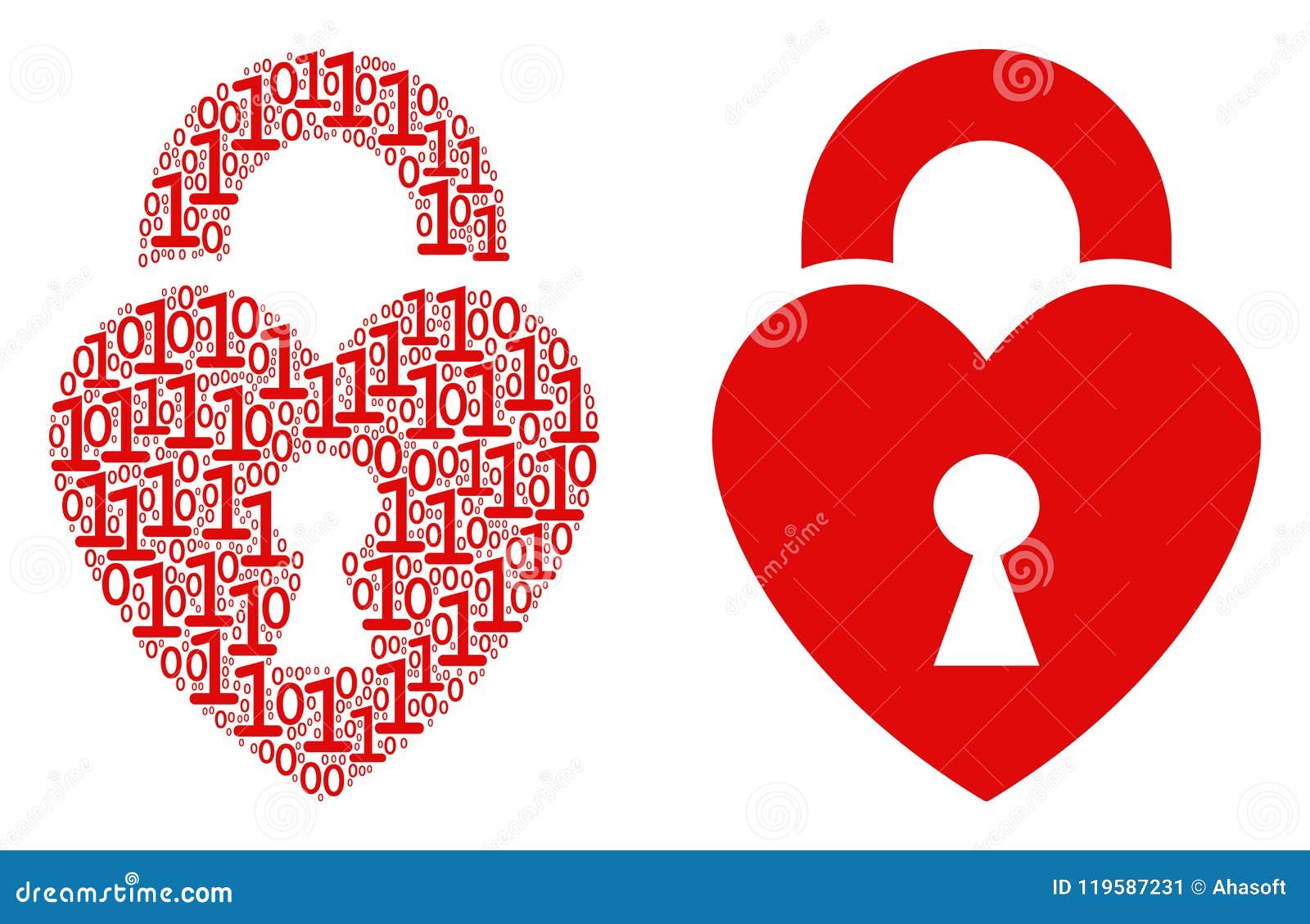 Digit Locker Cartoon Vector | CartoonDealer.com #38122231