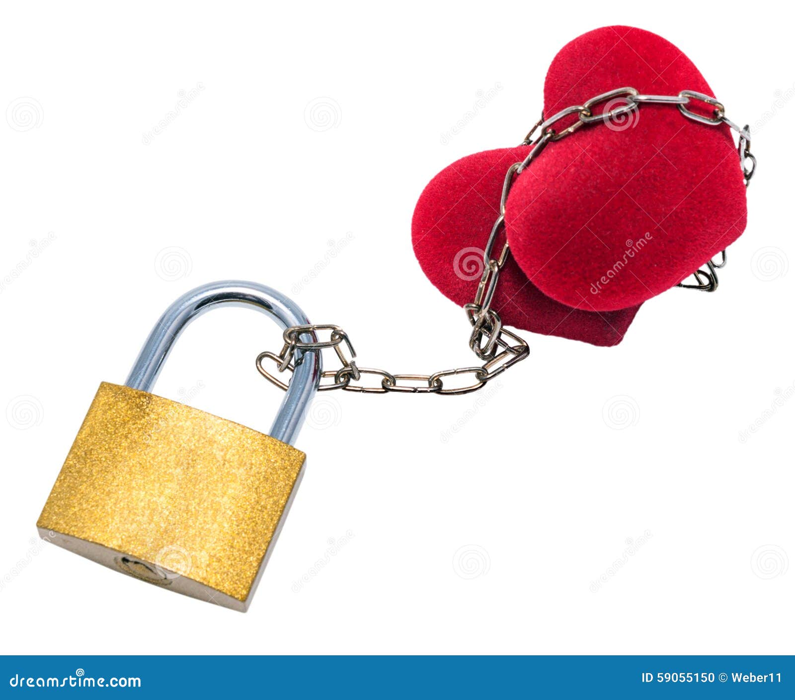 Heart on the lock stock photo. Image of married, bind - 59055150