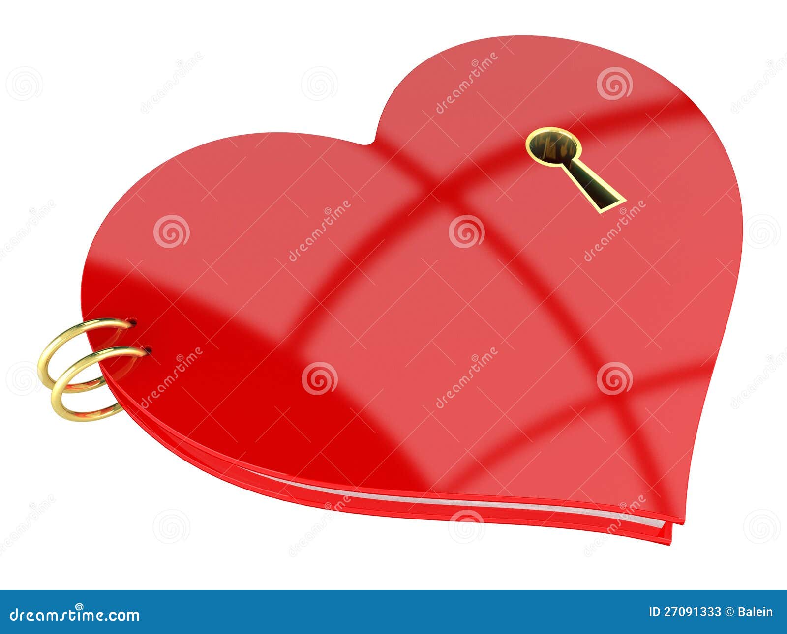 Heart locked stock illustration. Illustration of decor - 27091333