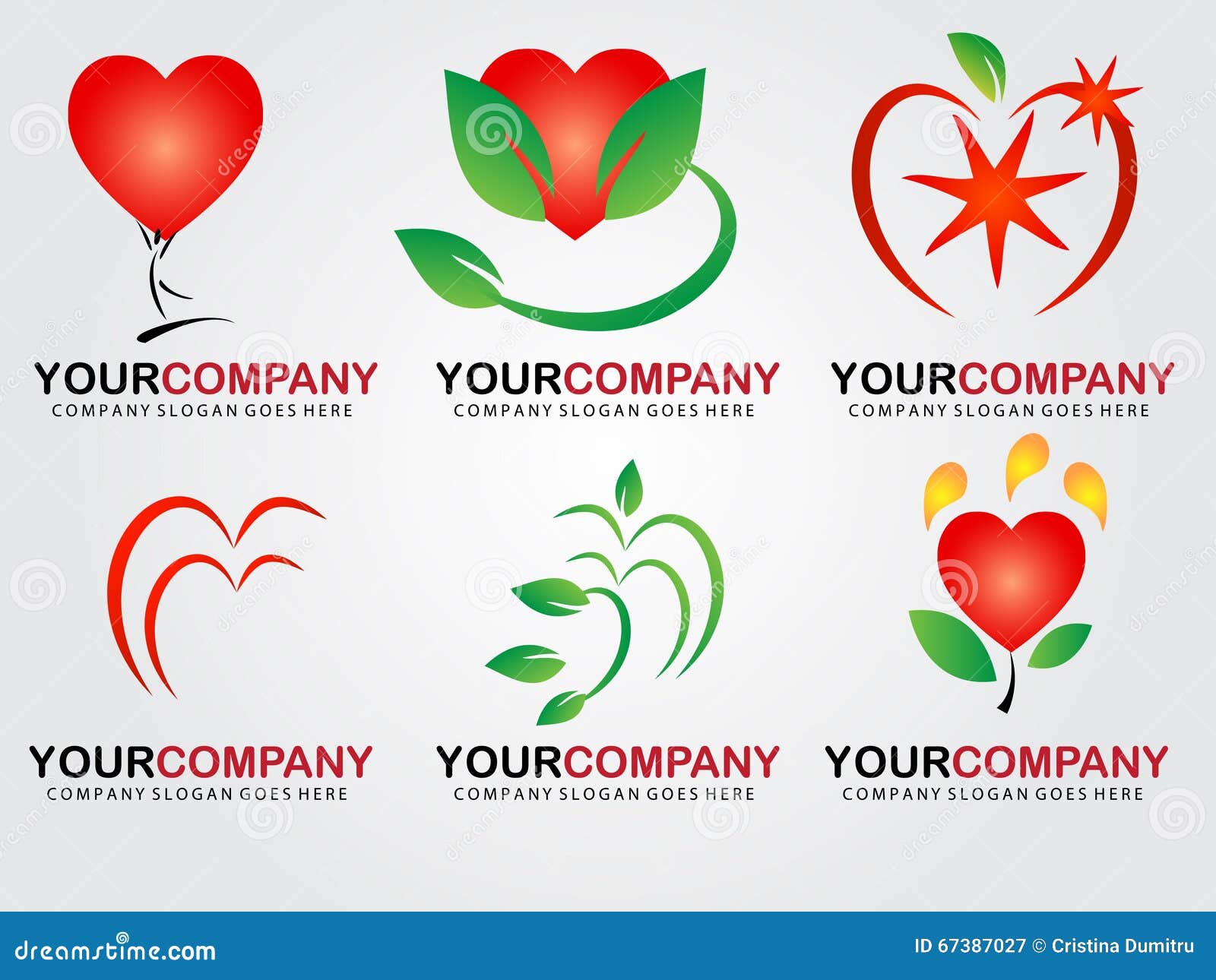 Heart logo design stock vector. Illustration of artwork - 67387027