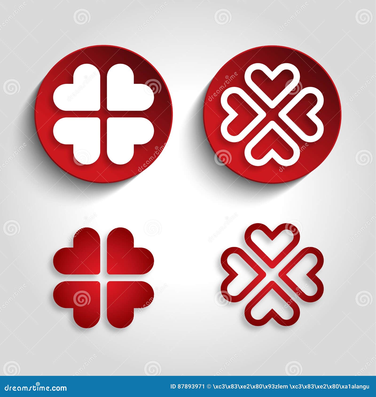 Heart Logo, Icon and Symbol Vector Illustration Stock Vector ...