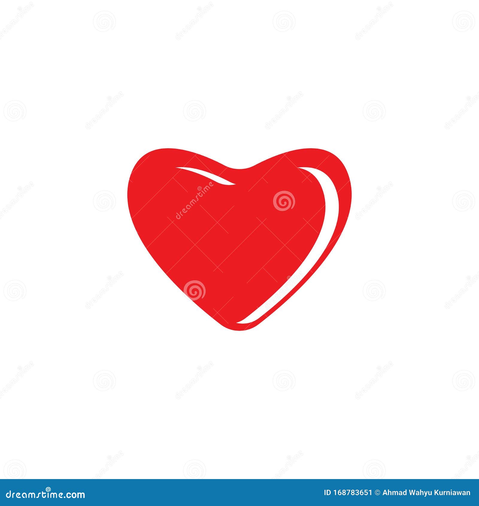 Heart Logo Template stock vector. Illustration of icon - 168783651