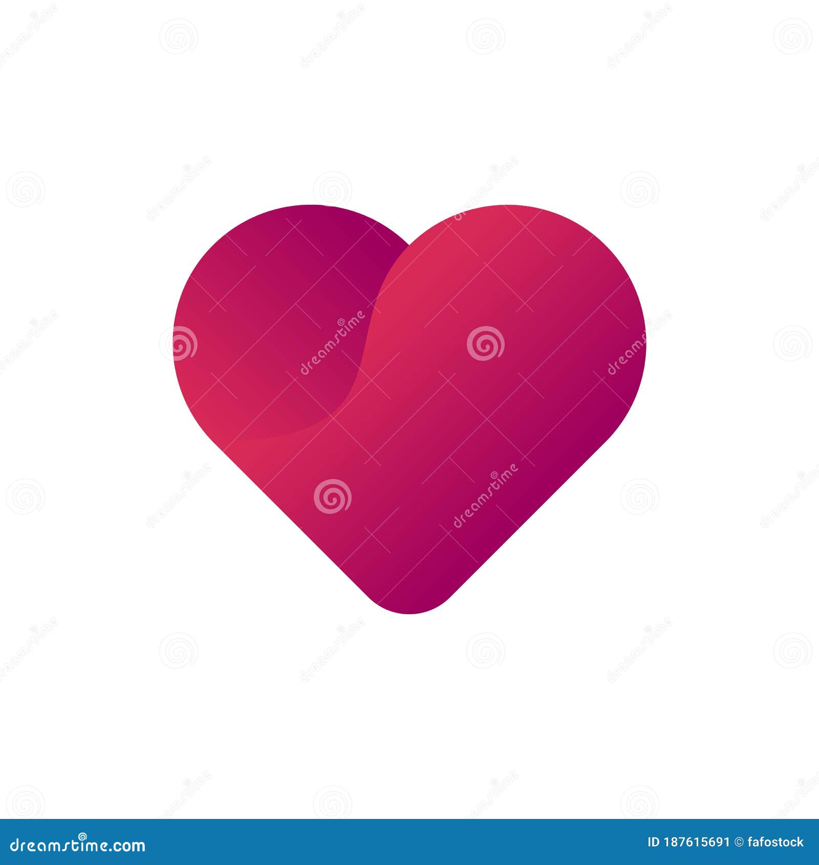 Heart Logo Vector Design Template Stock Vector - Illustration of ...