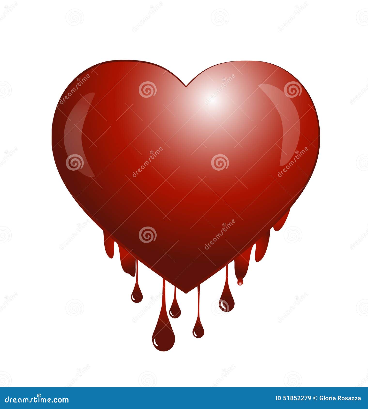 Heart love blooding logo stock vector. Illustration of death - 51852279