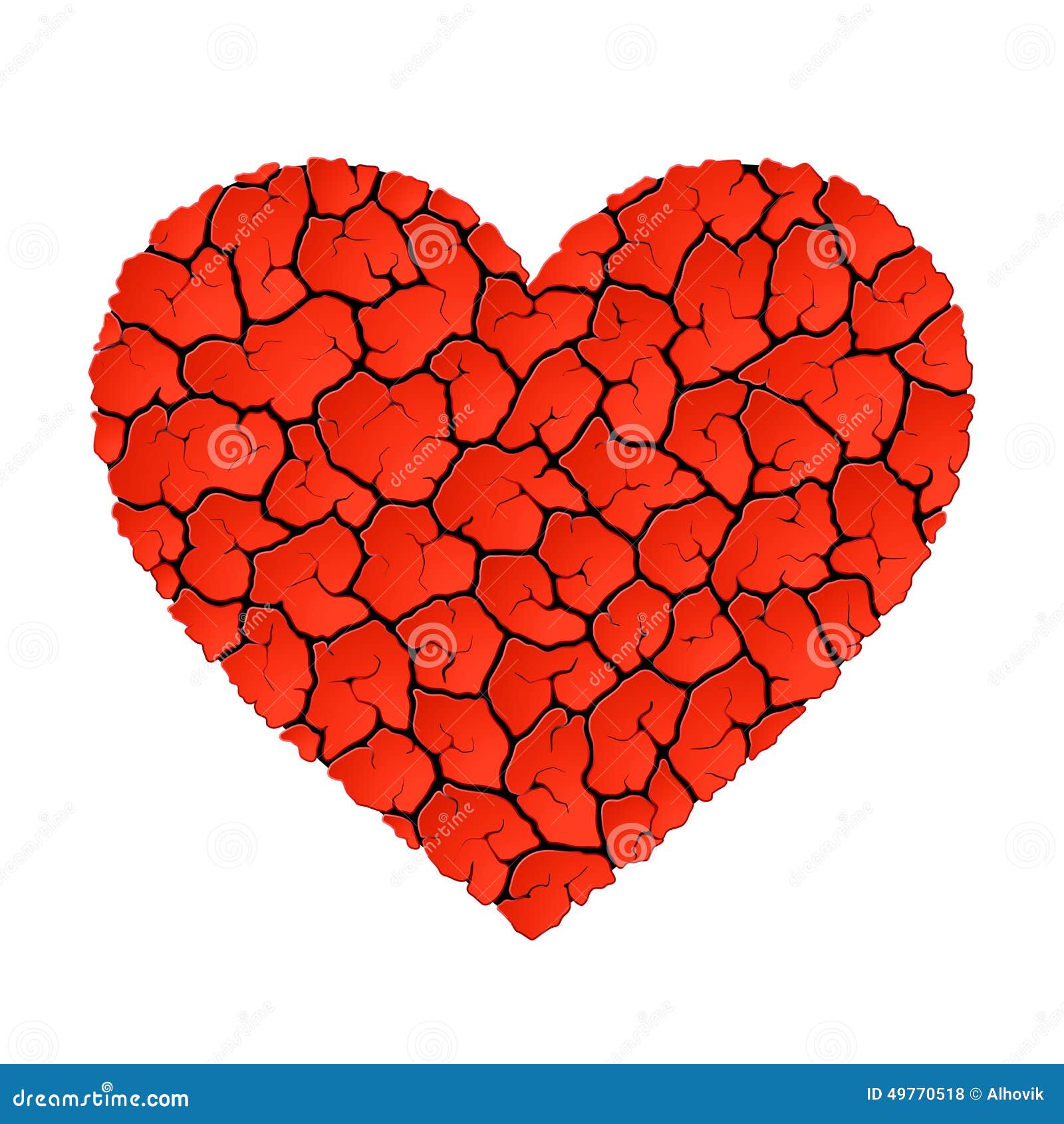 Heart without love stock vector. Illustration of heart - 49770518