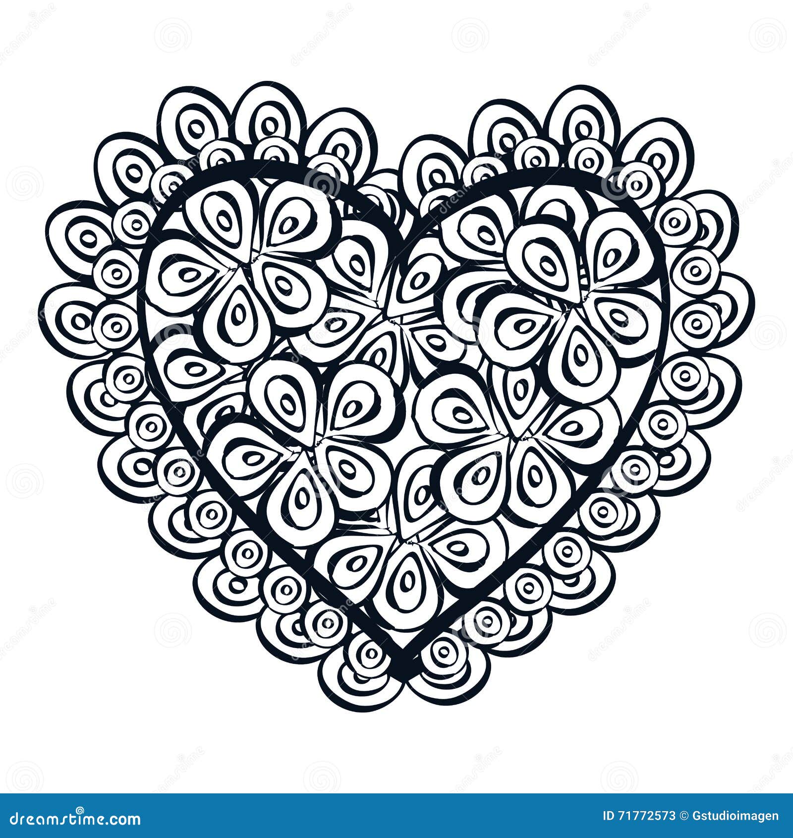 Heart love design stock illustration. Illustration of sign - 71772573