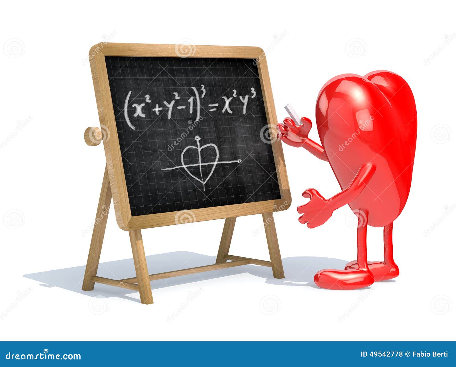 Heart love math formula stock illustration. Illustration of cartoon ...