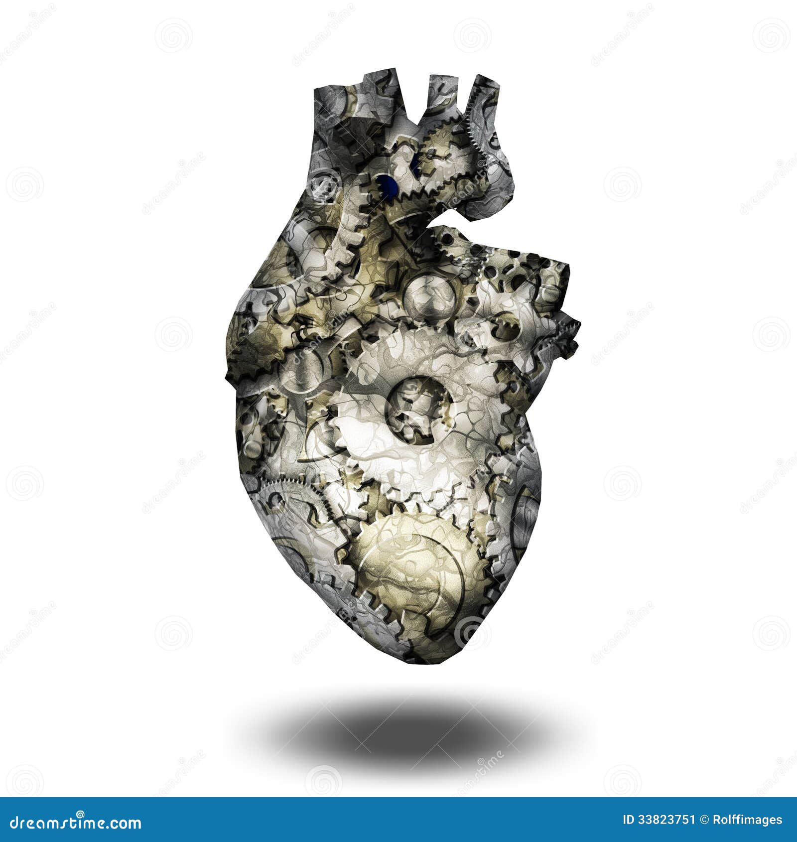 Heart Machine stock illustration. Illustration of complexity - 33823751
