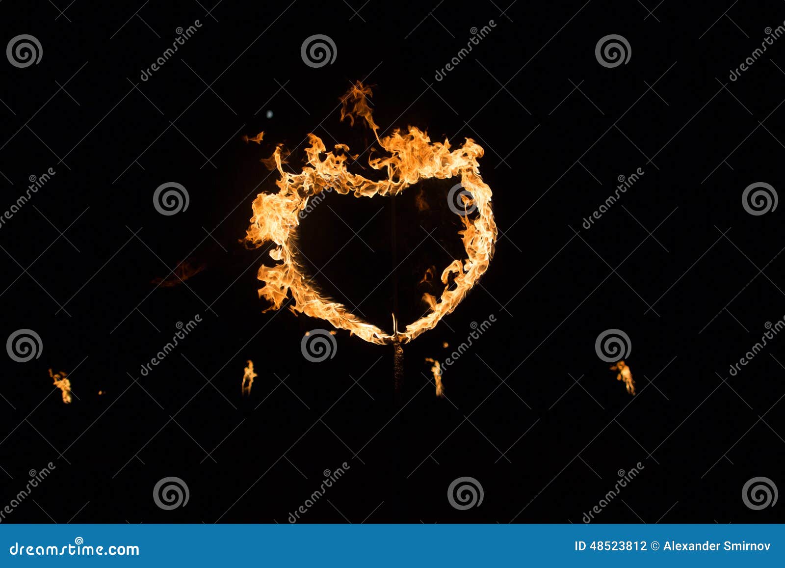 Heart made of fire stock photo. Image of ardent, isolated - 48523812