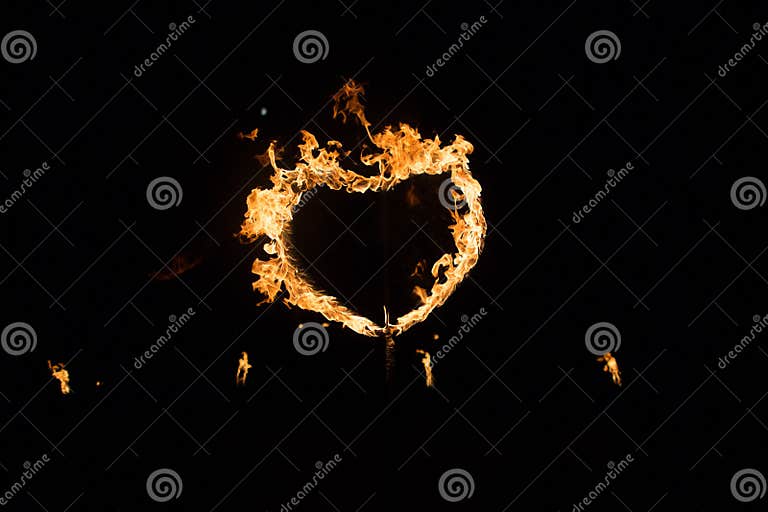 Heart made of fire stock photo. Image of ardent, isolated - 48523812