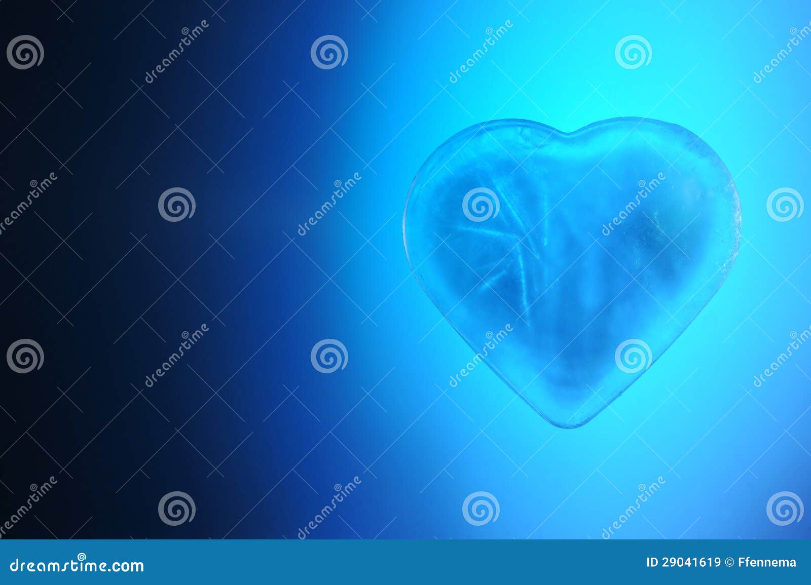 Heart made of ice is blue stock image. Image of furious - 29041619