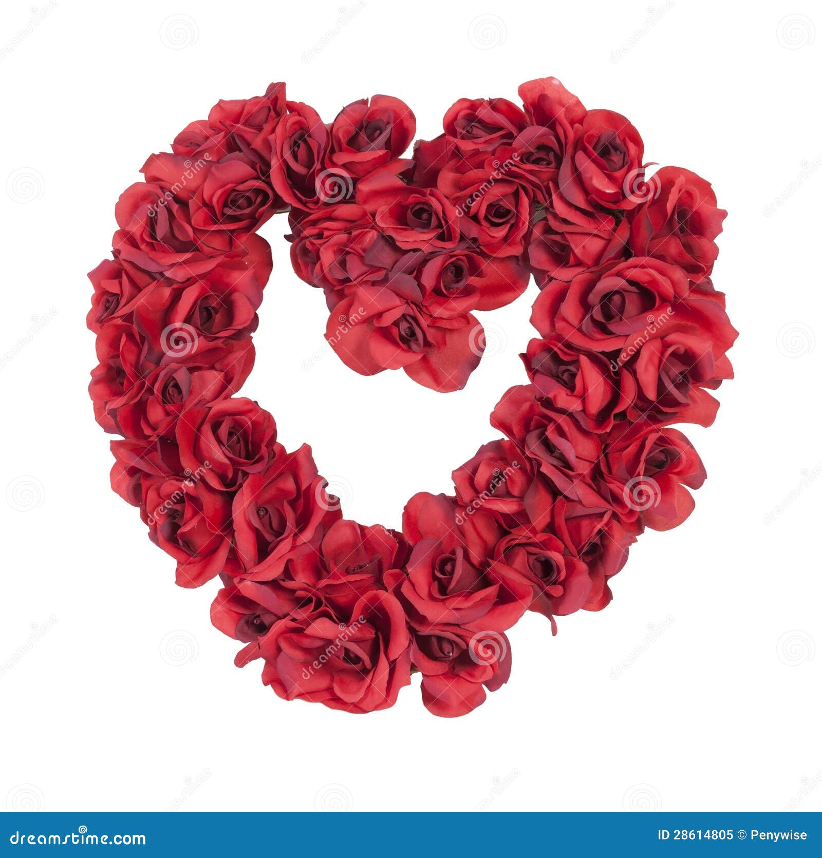 Heart Made of Red Roses stock image. Image of love, colorful - 28614805