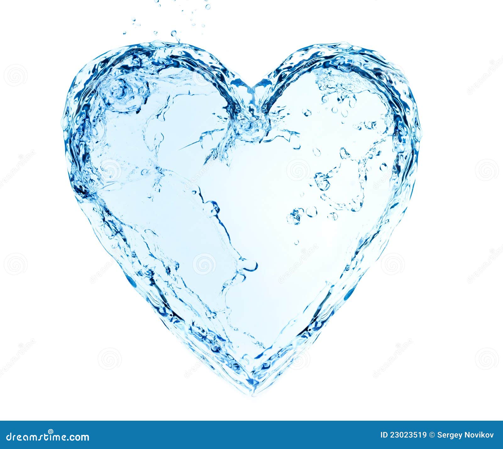 Heart made of water stock image. Image of abstract, ripple - 23023519
