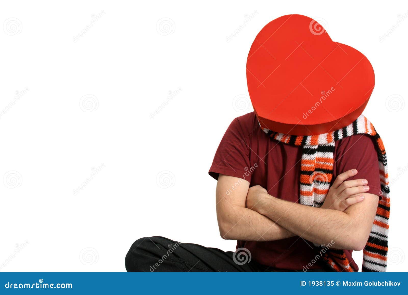 Heart man stock image. Image of chocolate, gift, hands - 1938135
