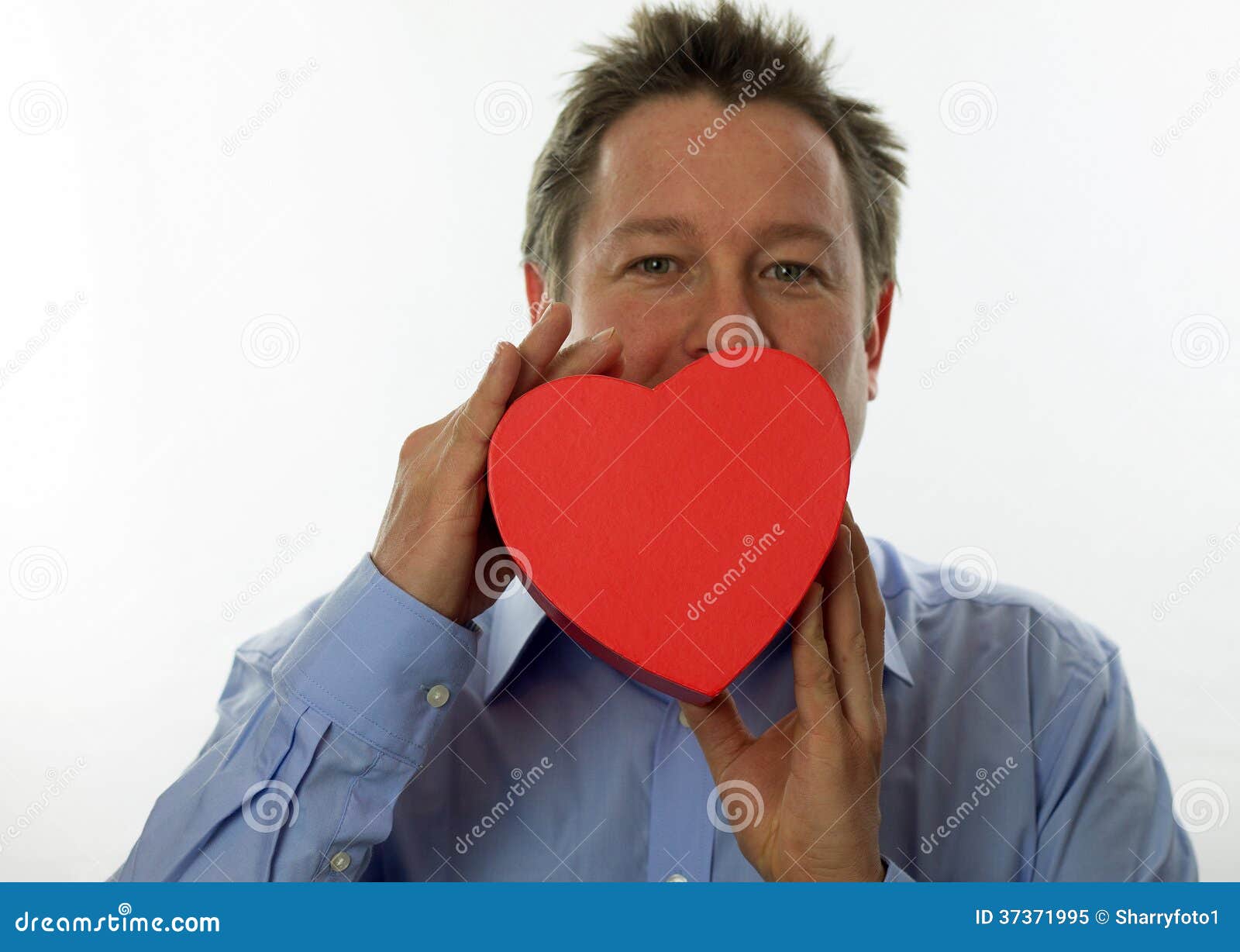 Heart Man stock image. Image of gift, love, romance, romantic - 37371995