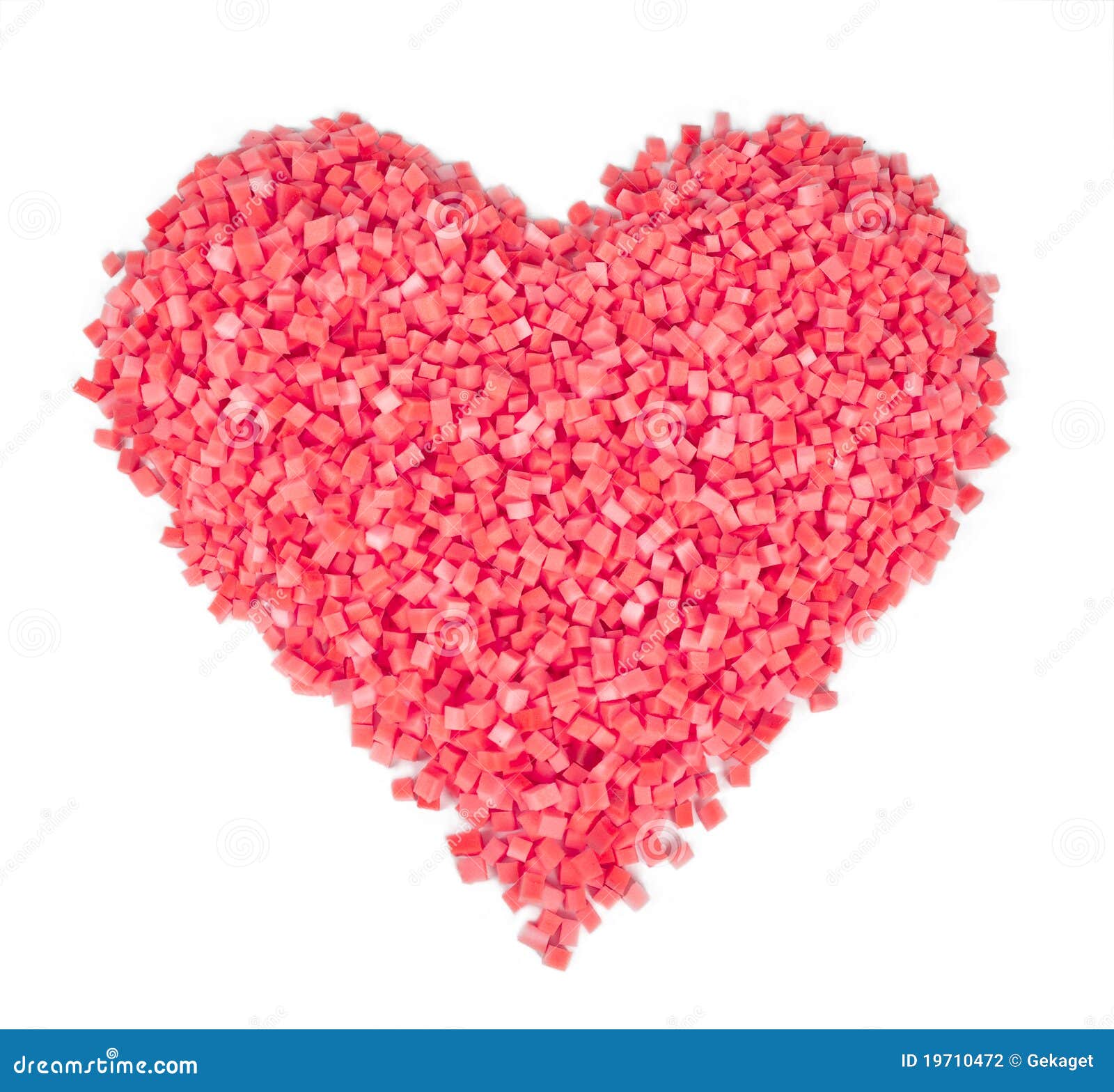 Heart of many small pieces stock photo. Image of decoration - 19710472