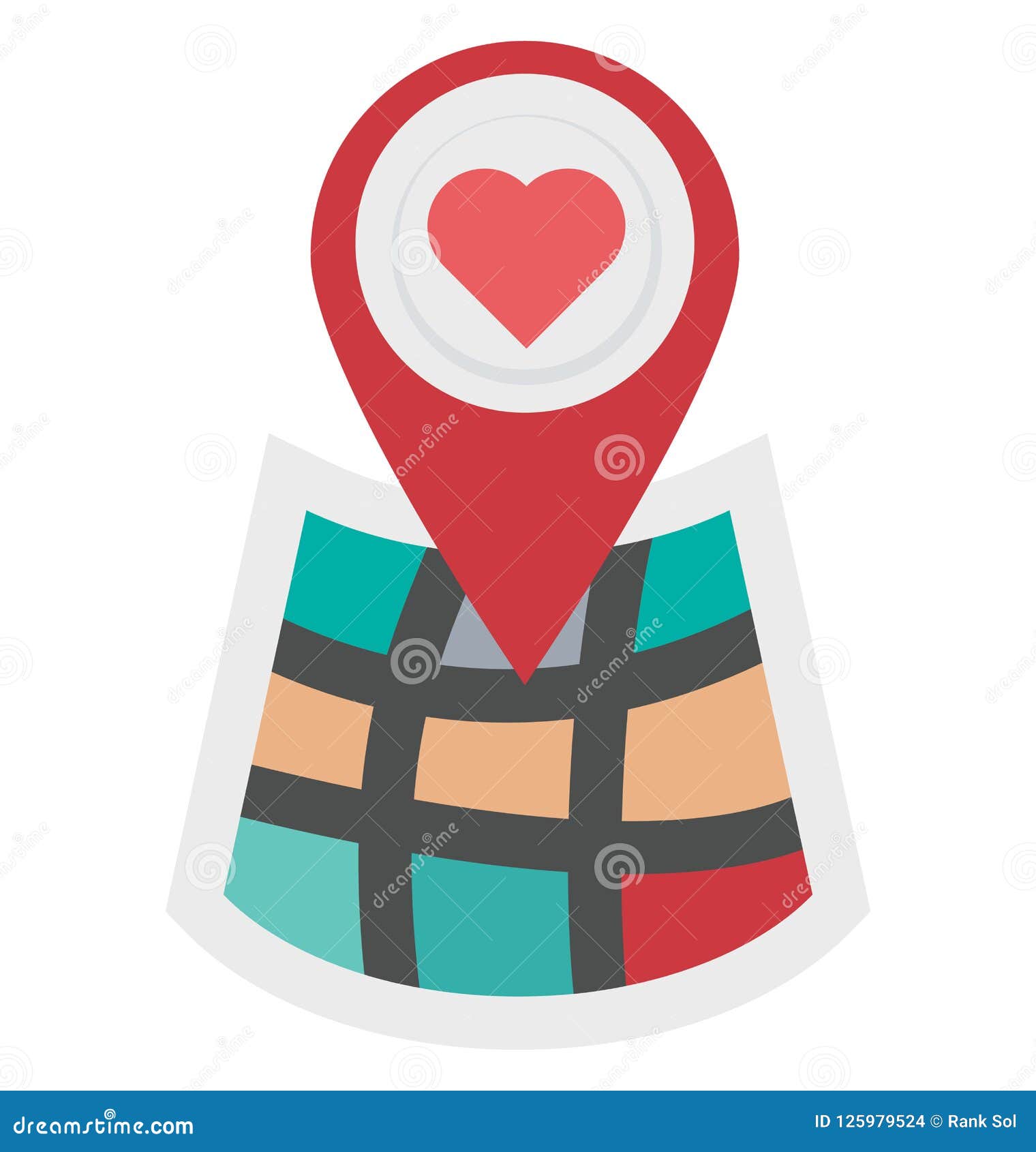 Heart, Map Pin Vector Icon Editable Stock Vector - Illustration of ...