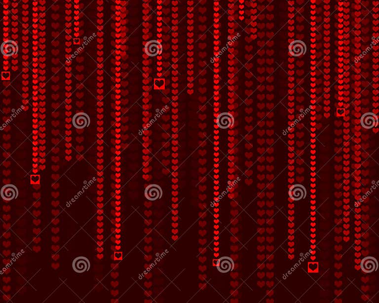 Heart matrix stock vector. Illustration of motion, digital - 22875385