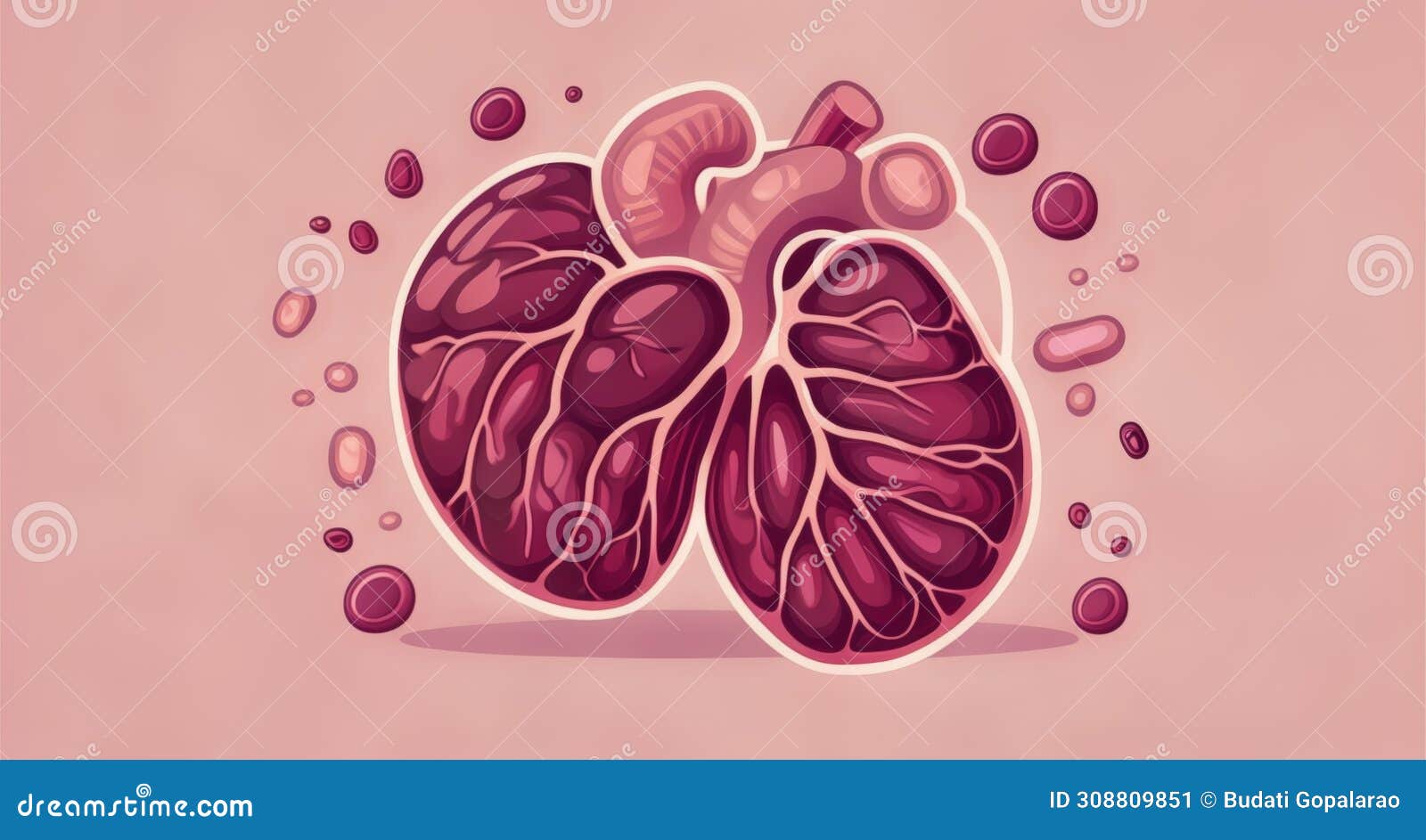The Heart of the Matter - a Visual Representation Stock Illustration ...