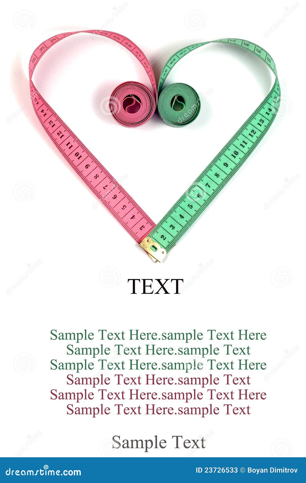 Heart measuring tape stock image. Image of centimeter - 23726533