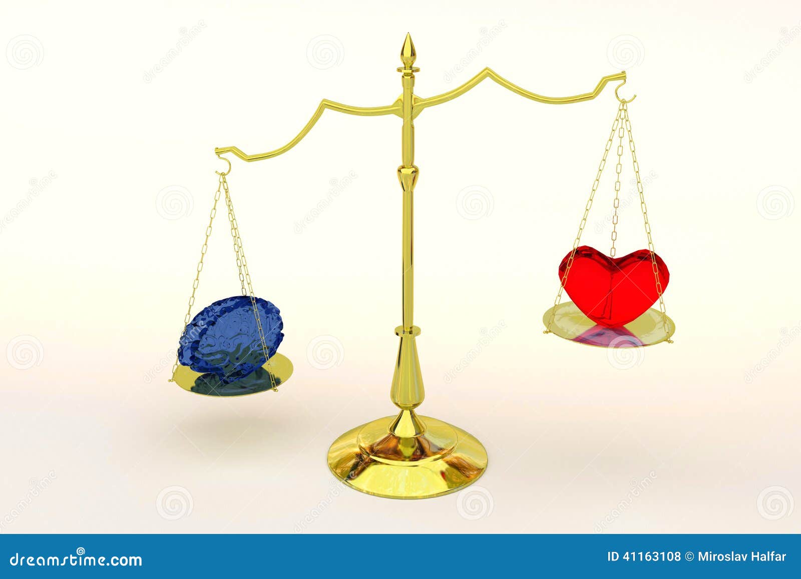 Heart or mind stock illustration. Illustration of business - 41163108