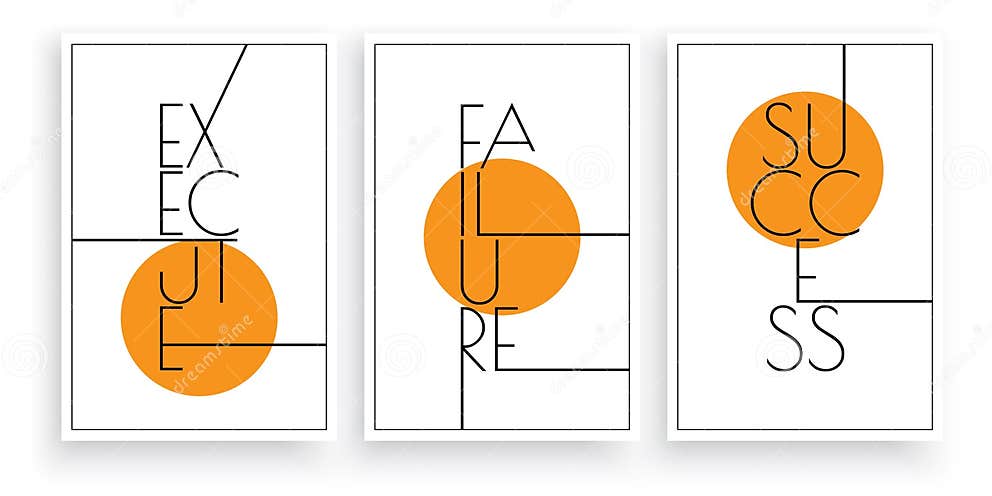 Execute Failure Success, Vector Stock Vector - Illustration of artwork ...
