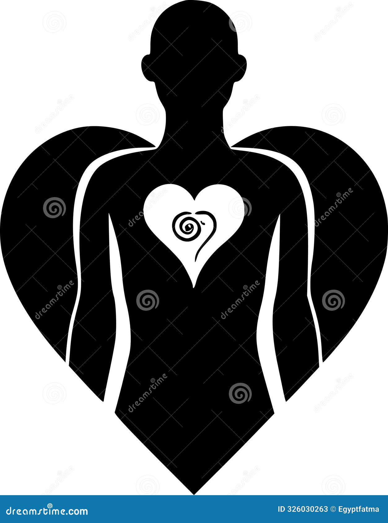 Heart - Minimalist and Simple Silhouette - Vector Illustration Stock ...