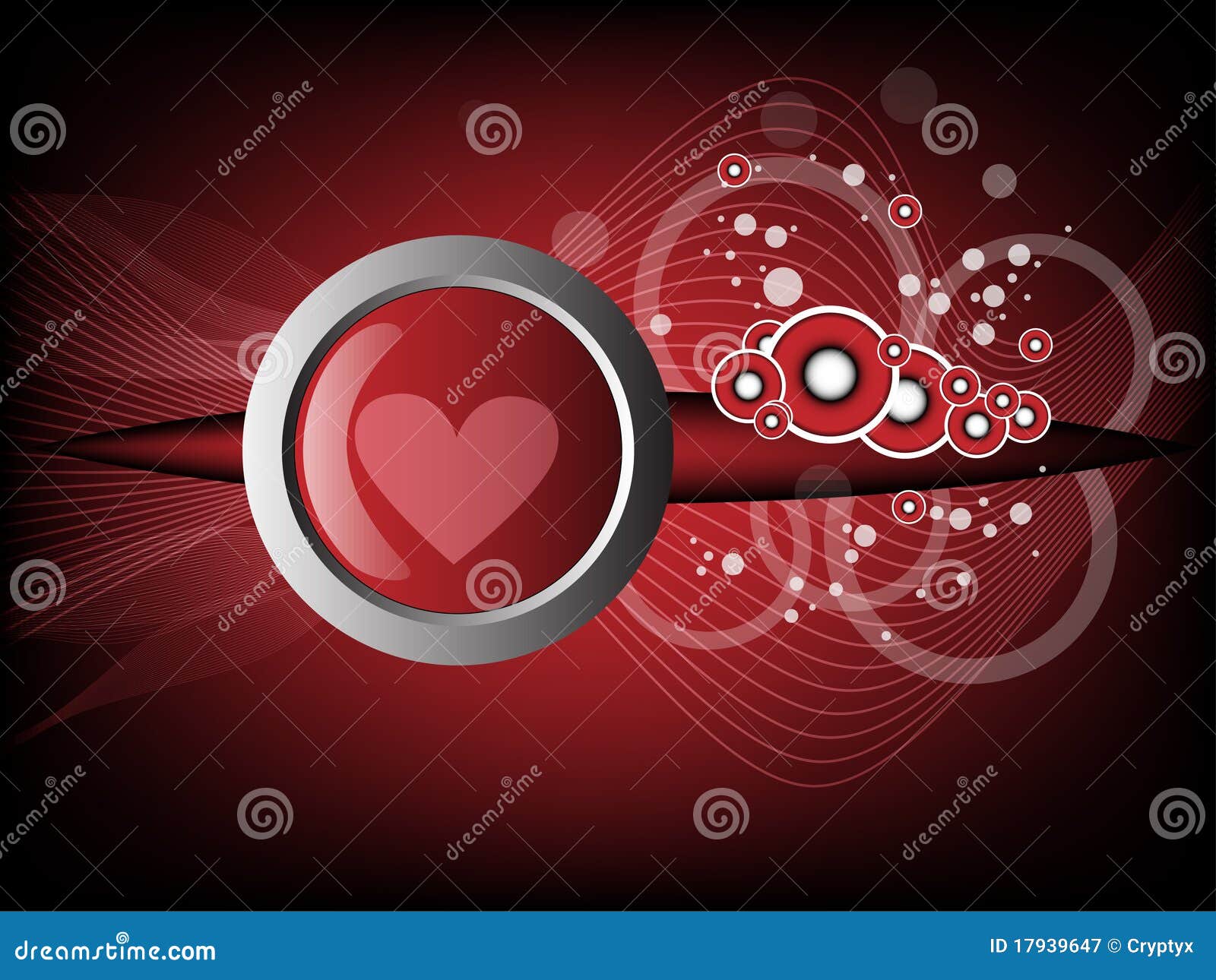 Heart modern background stock vector. Illustration of glow - 17939647