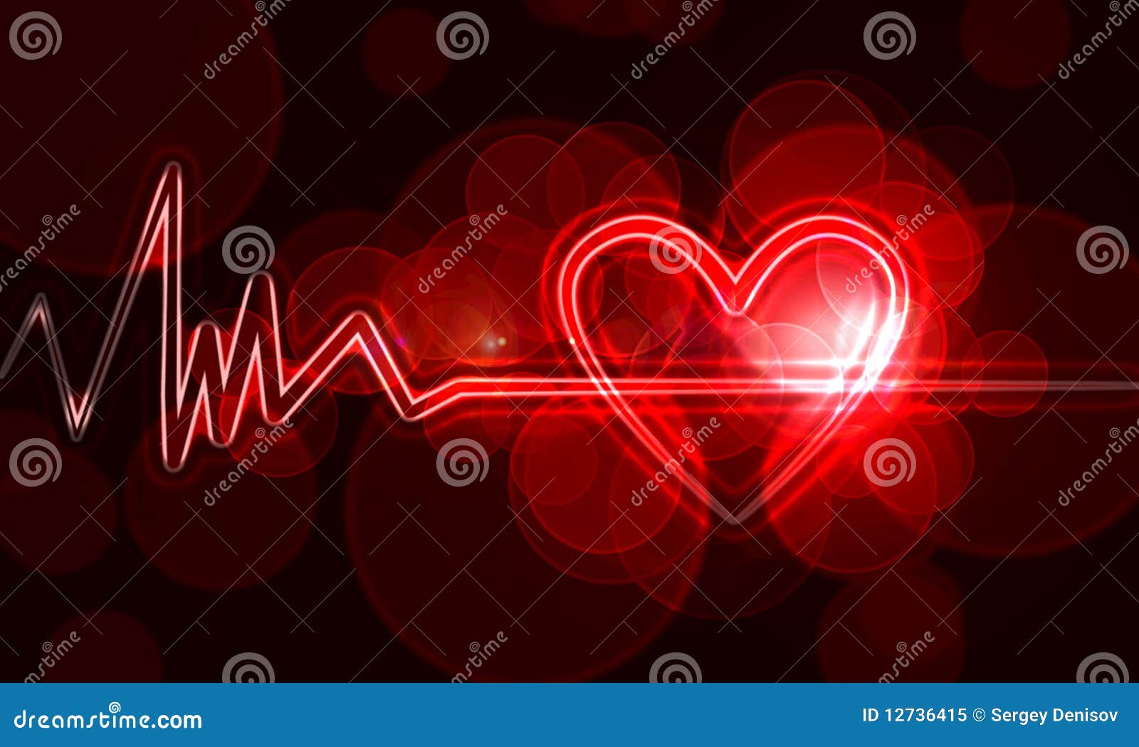 ECG Heart Monitor Cartoon Vector | CartoonDealer.com #34982401