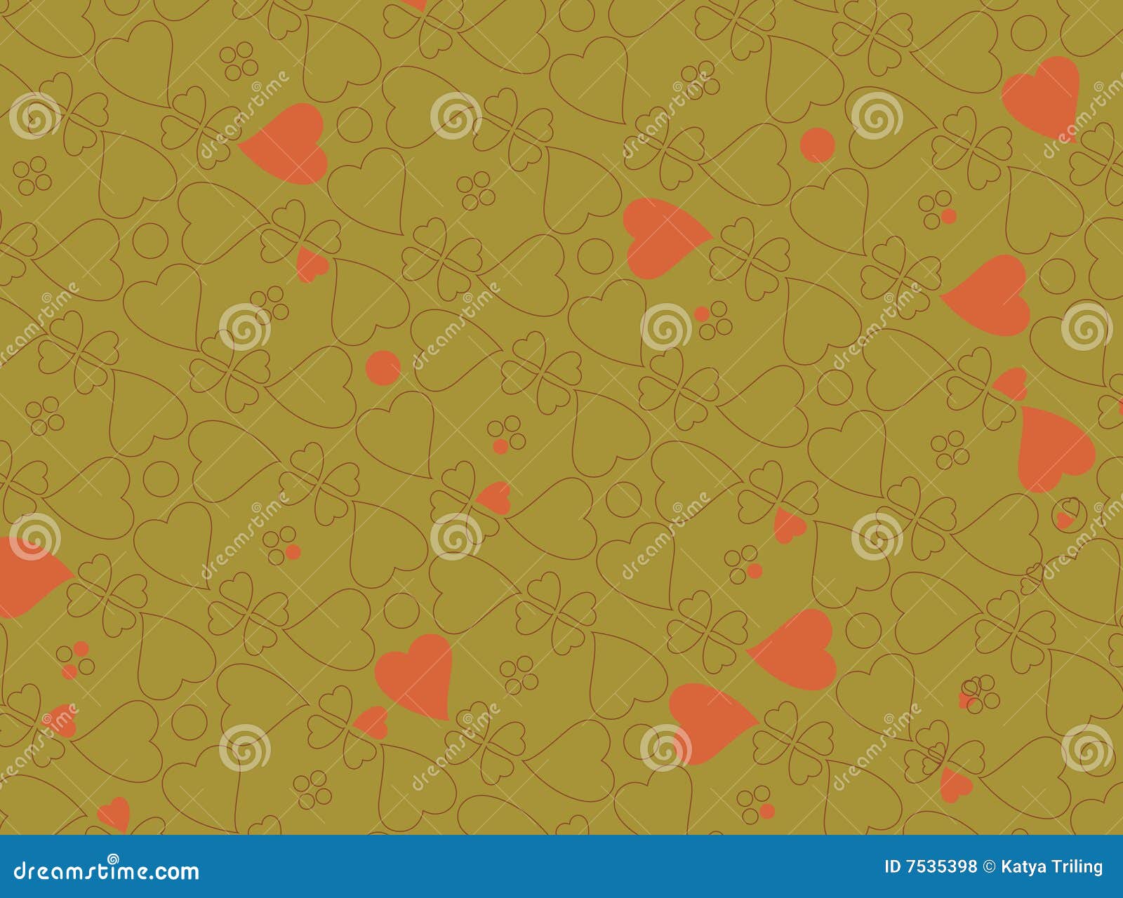 Heart motifs stock vector. Illustration of passion, design - 7535398