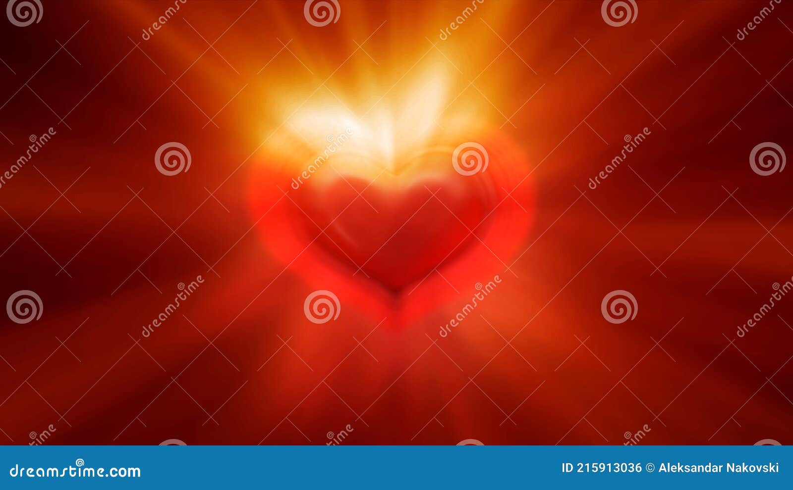 Heart Neon Glow light ray stock illustration. Illustration of passion ...