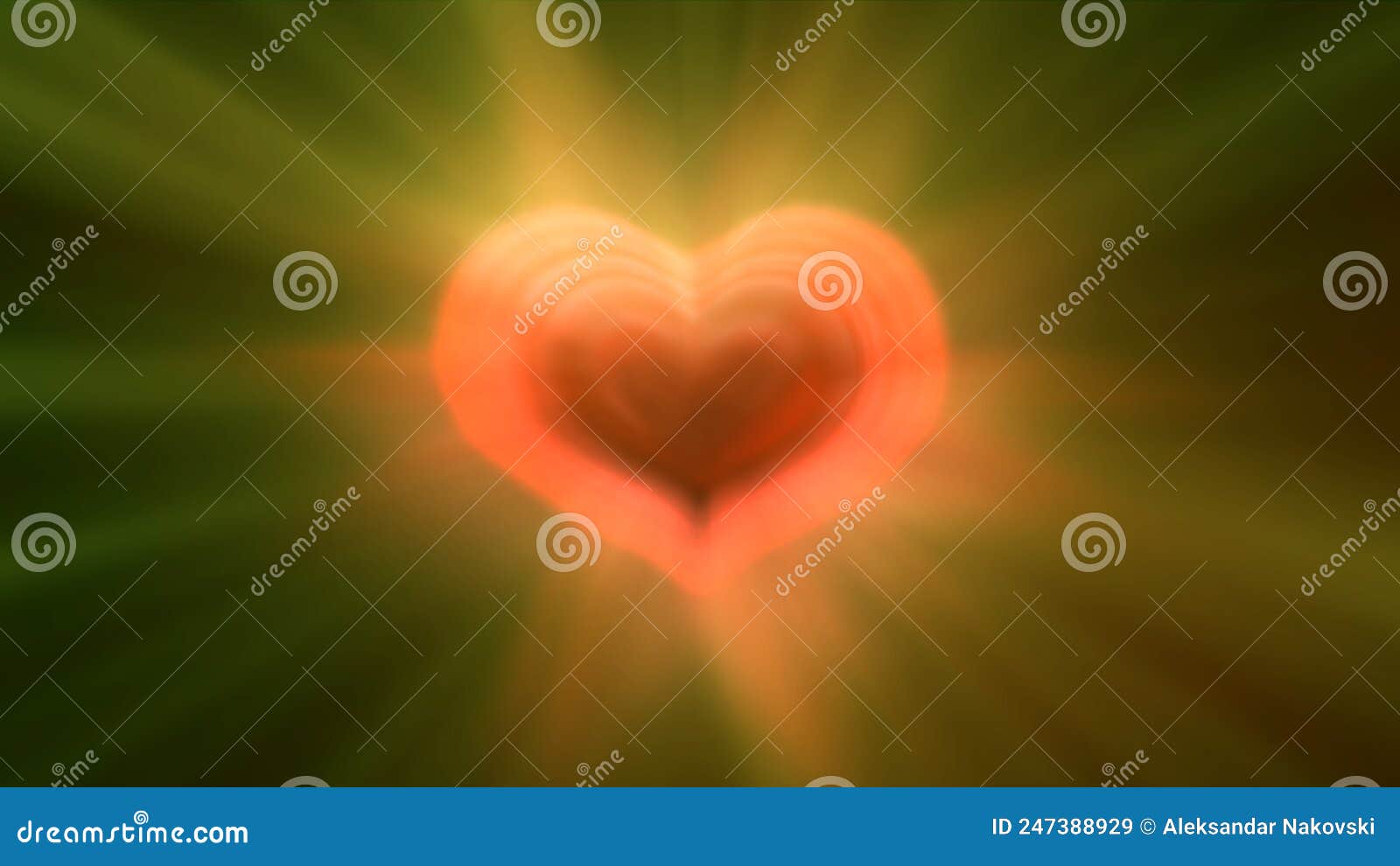Heart Neon Glow light ray stock illustration. Illustration of abstract ...