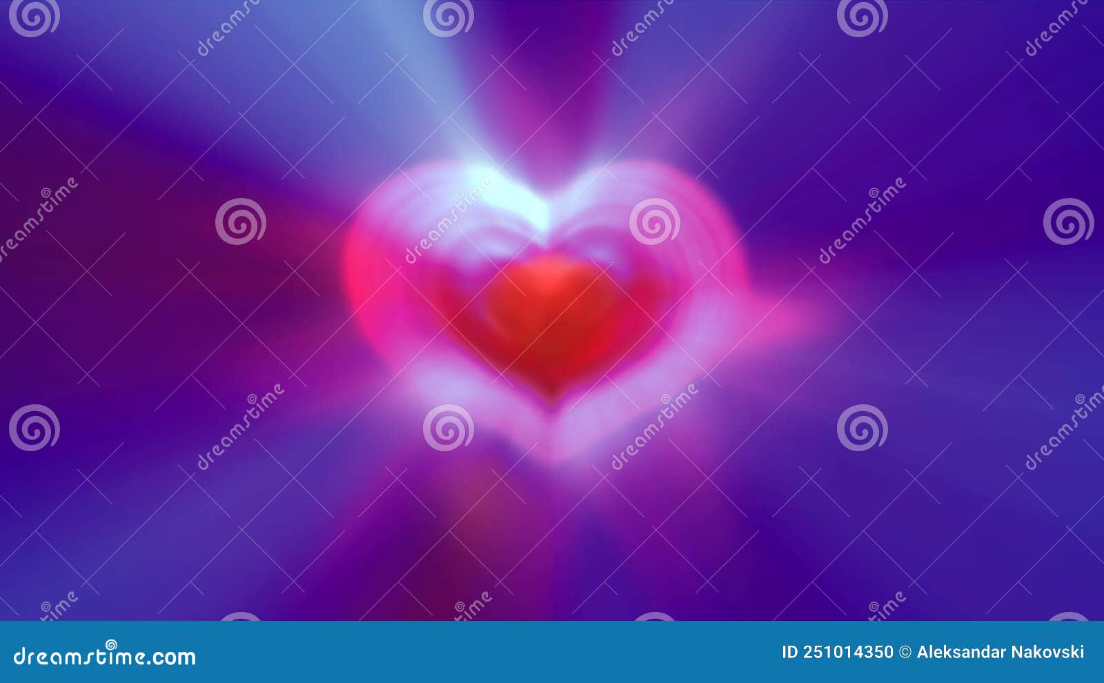 Heart Neon Glow light ray stock illustration. Illustration of isolated ...