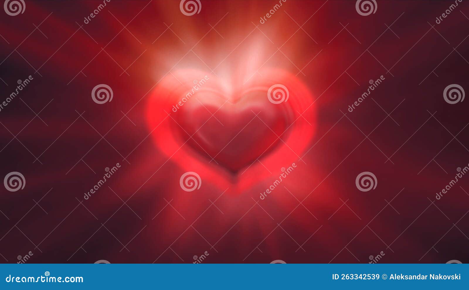 Heart Neon Glow light ray stock illustration. Illustration of concept ...