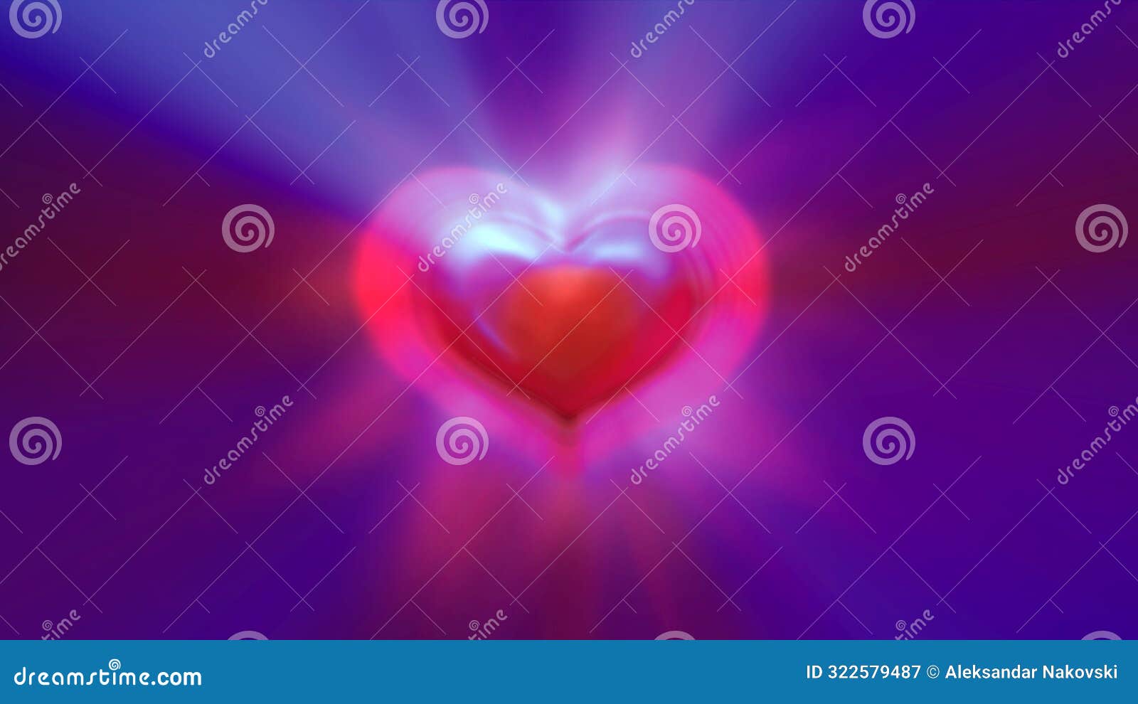 Heart Neon Glow light ray stock illustration. Illustration of element ...
