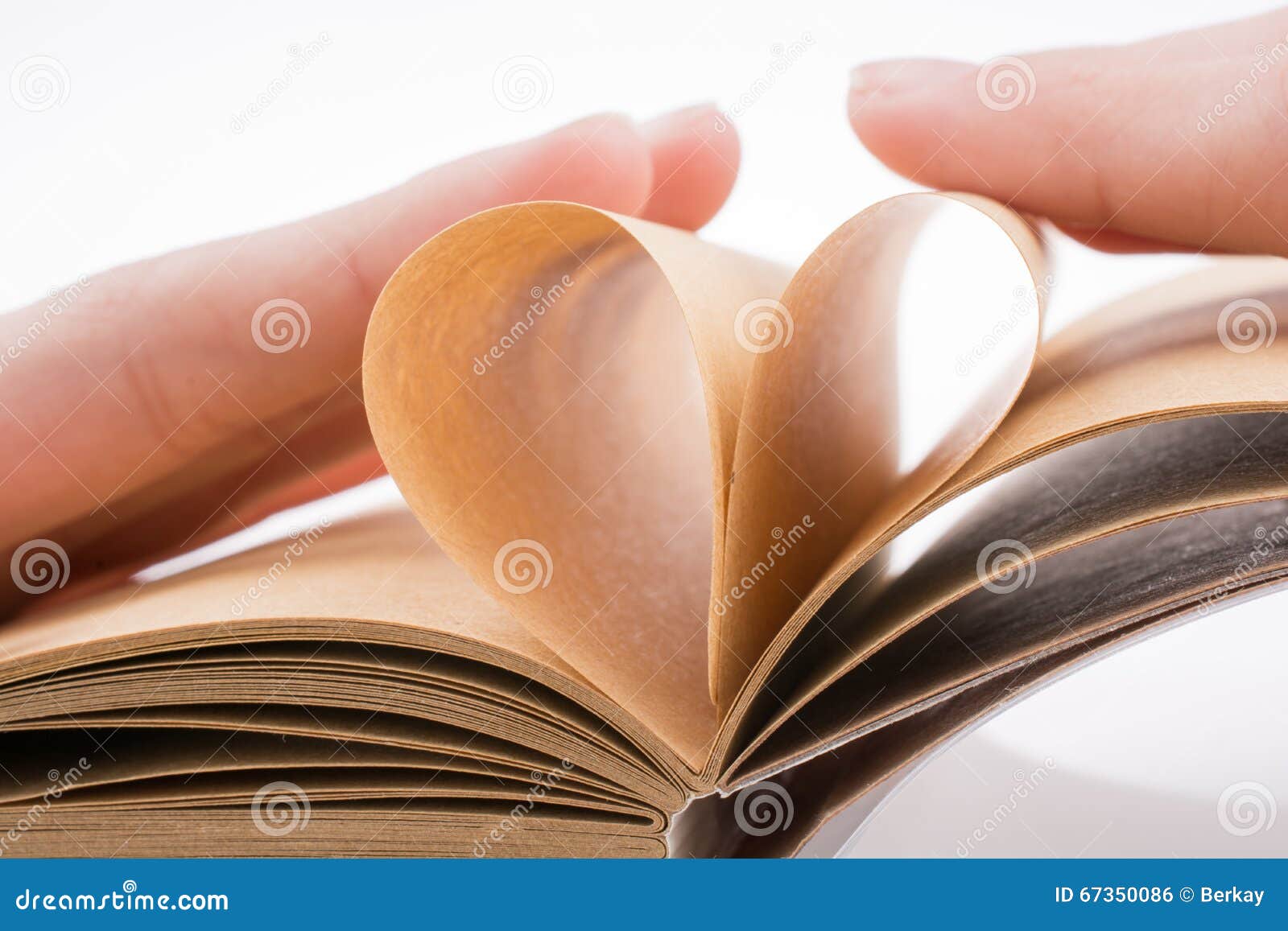 Heart on notebook stock photo. Image of isolated, adore - 67350086