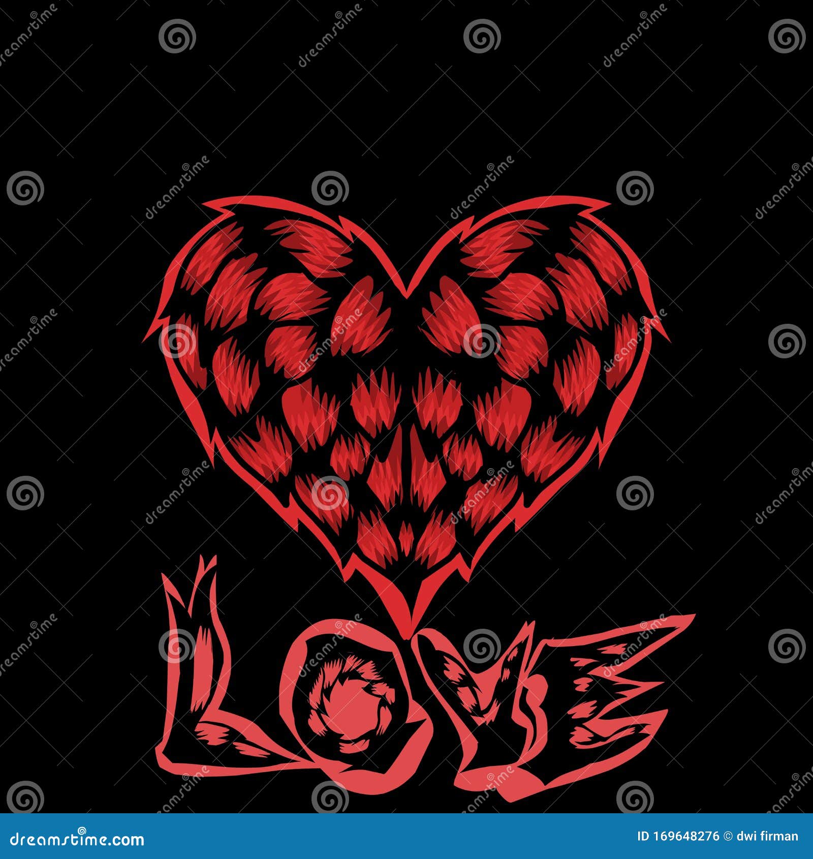 Simple Heartshape Drawing - A Heart Emanating Light, Abstract ...