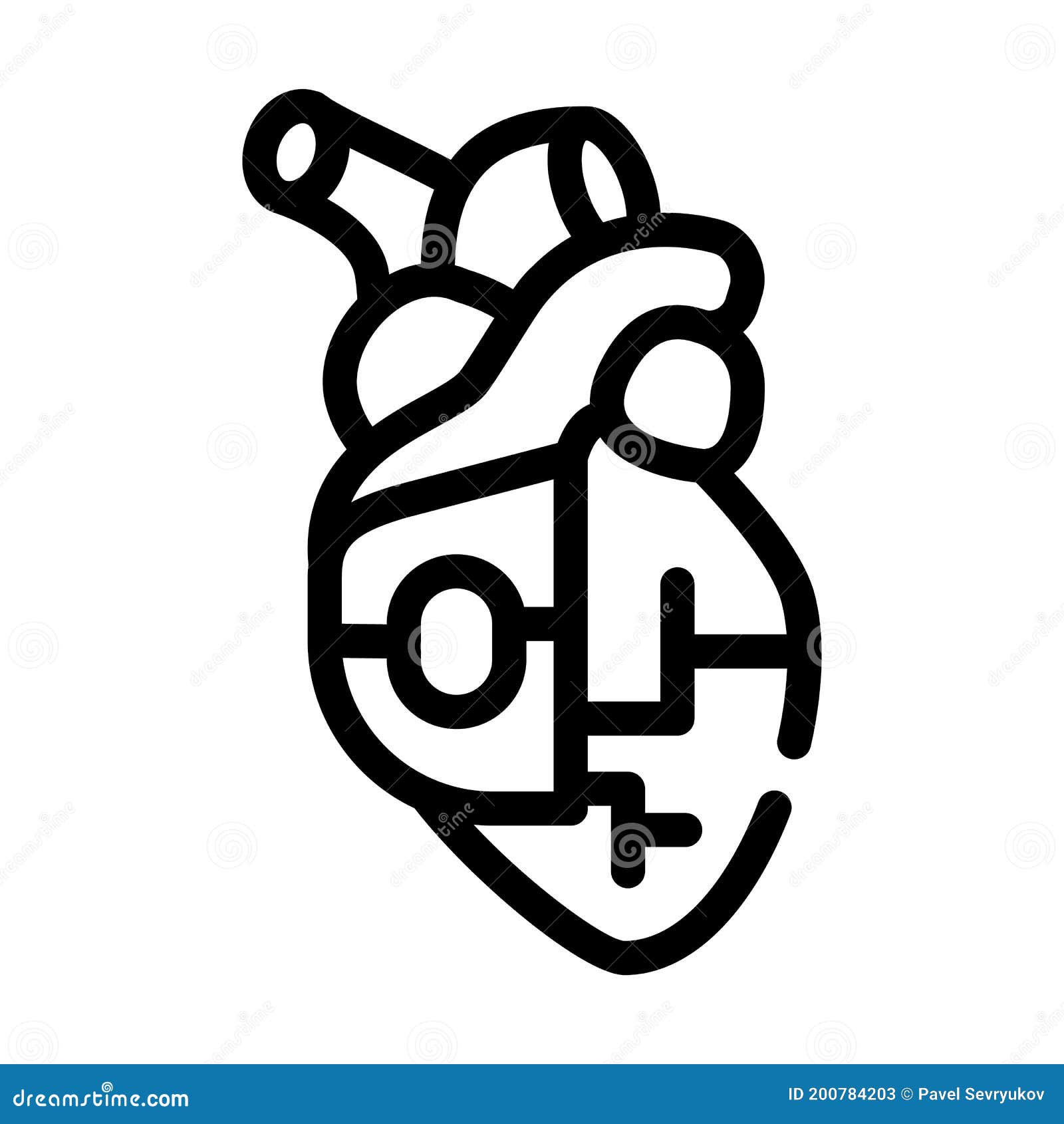 Pacemaker Line Icon Concept. Pacemaker Vector Linear Illustration ... Pacemaker Line Icon Concept. Pacemaker Vector Linear Illustration ...