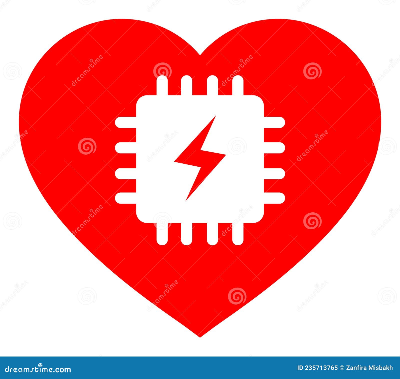 Heart And Pacemaker. Cardiology Vector Illustration | CartoonDealer.com ...