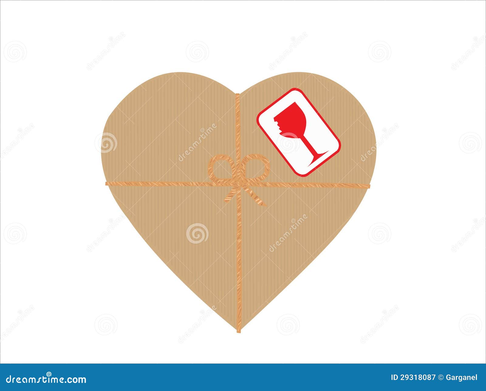 Heart package stock vector. Illustration of love, gift - 29318087