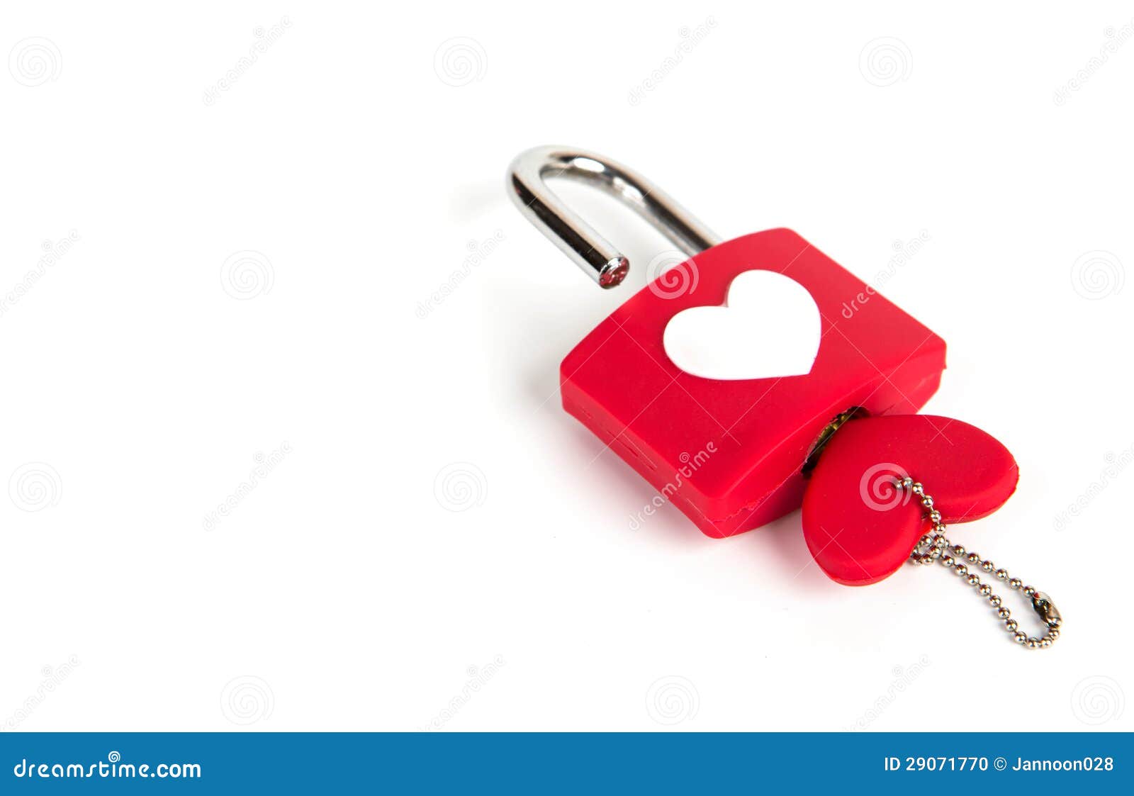 Heart padlock and key stock photo. Image of reflection - 29071770