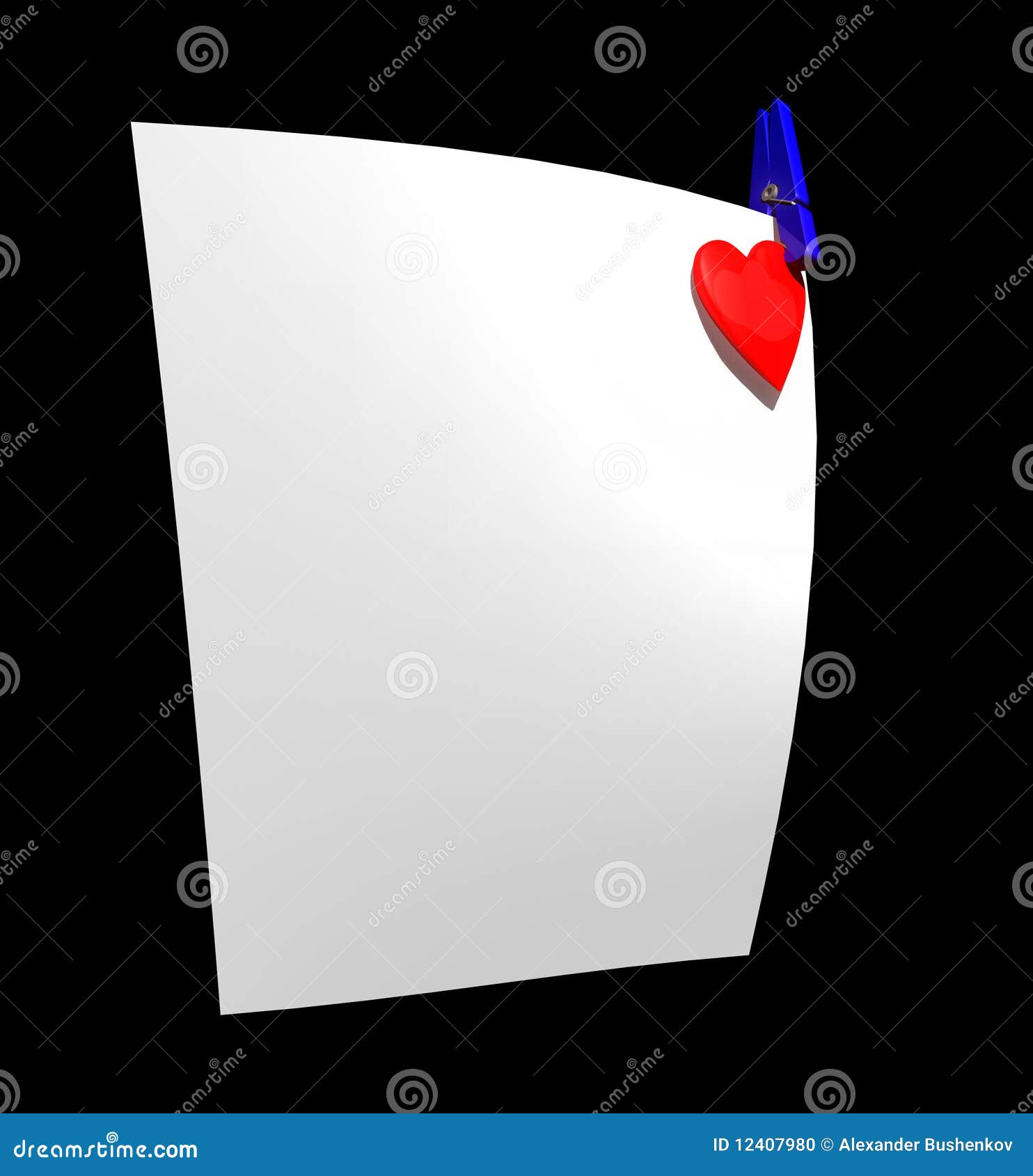 Heart page peg stock illustration. Illustration of page - 12407980